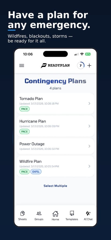 ReadyPlan — Does your family actually know the plan?